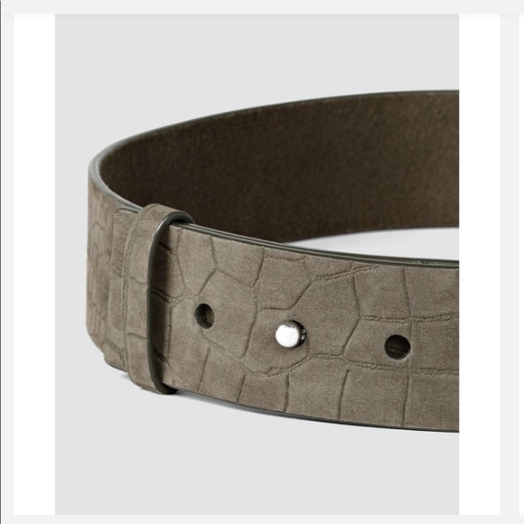 All Saints | Accessories | All Saints Mimosa Croc Belt | Poshmark